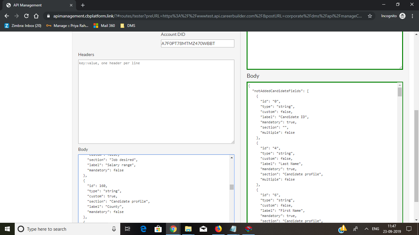 Dms 1917 Dms Preprod Api Custom Fields New Metadata Workterra Jira